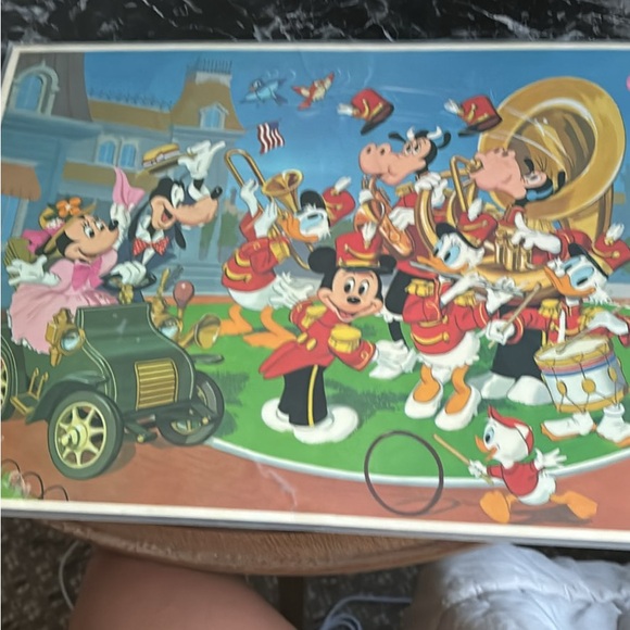 Disney | Other | Vintage Disneyland Main Street Placemat Map Laminated ...